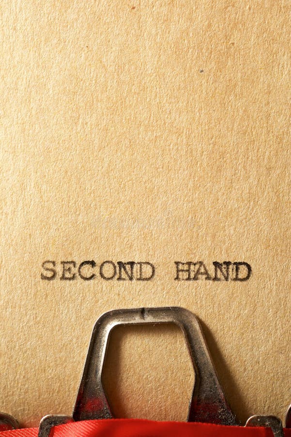 Second hand concept stock photo. Image of phrase, retail - 179055680