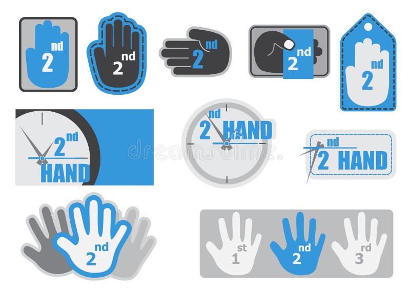 Second Hand Logo Stock Illustrations – 3,614 Second Hand Logo Stock ...