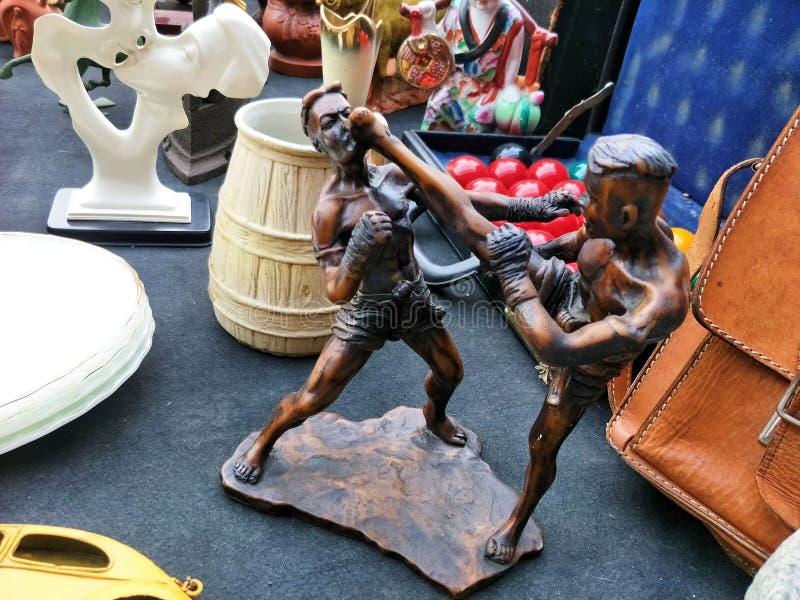 Second Hand Market, Old Objects for Sell Stock Image - Image of ...