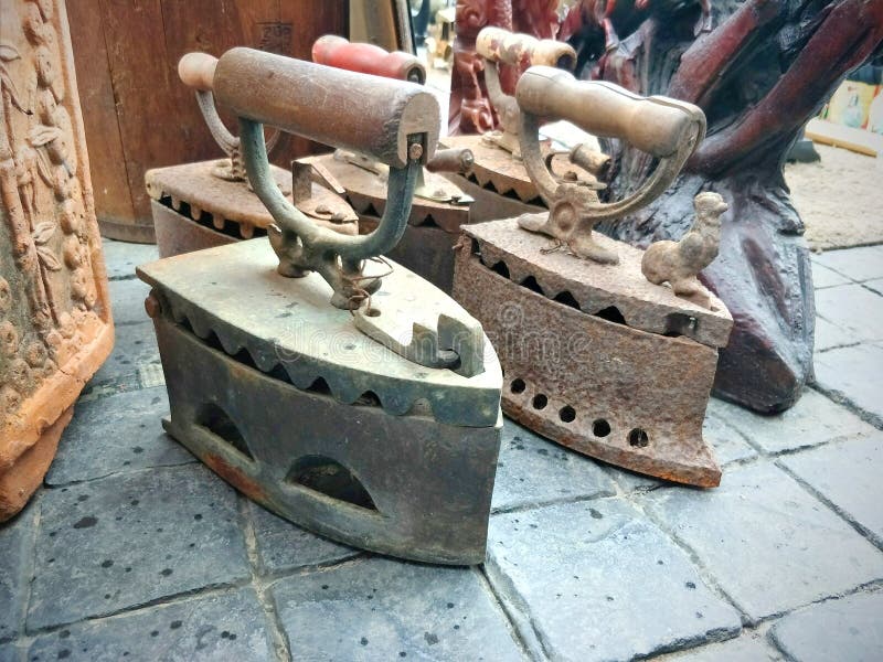 Second Hand Market, Old Objects for Sell, Vintage, Stock Photo - Image ...