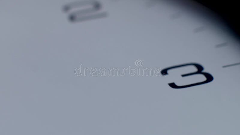 Office clock macro footage stock video. Video of deadline - 232097051
