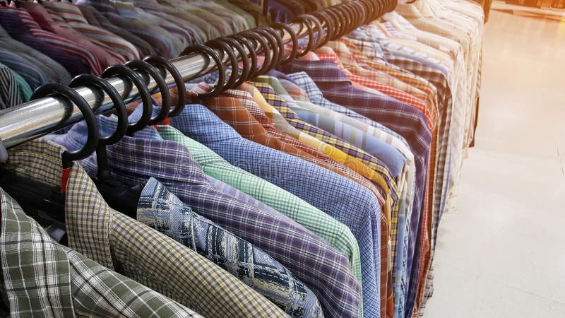 Second hand plaid shirt stock image. Image of flannel - 93353175