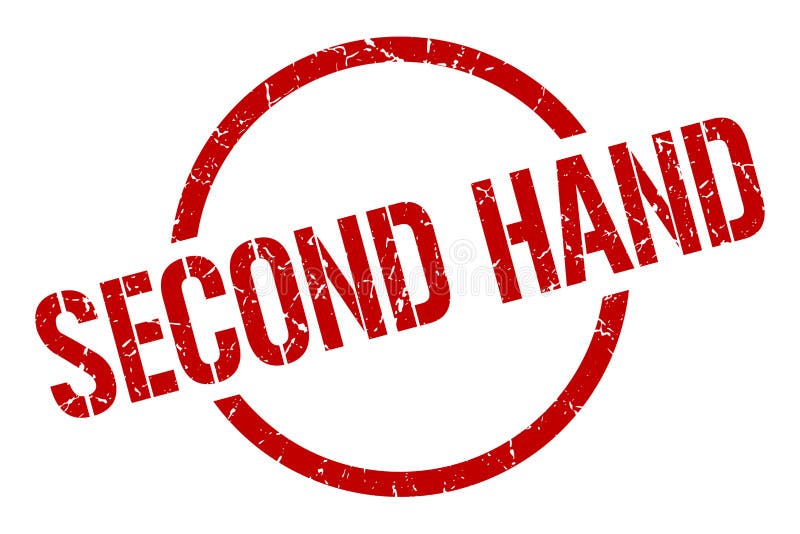 Second hand stamp stock vector. Illustration of banner - 136895667