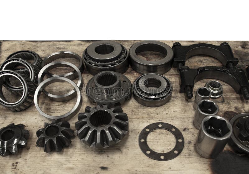 Spare Parts, Cogs, Gears, Differentials Stock Photo - Image of auto ...