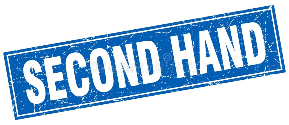 Second hand stamp stock vector. Illustration of stamp - 124945608