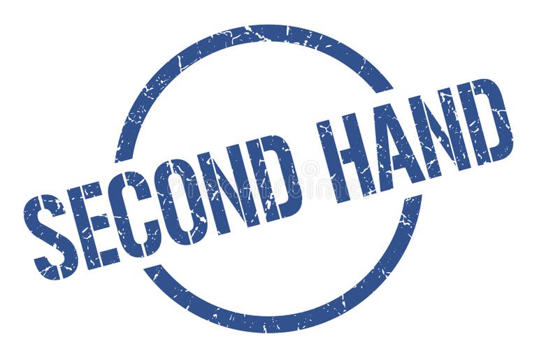 Second hand stamp stock vector. Illustration of grunge - 136961279