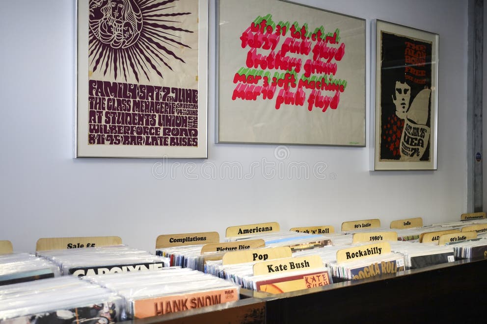 Second Hand Vinyl Record Store in Bristol Editorial Photography - Image ...