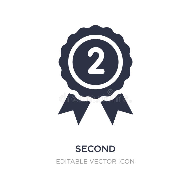 Second Icon on White Background. Simple Element Illustration from Tools ...