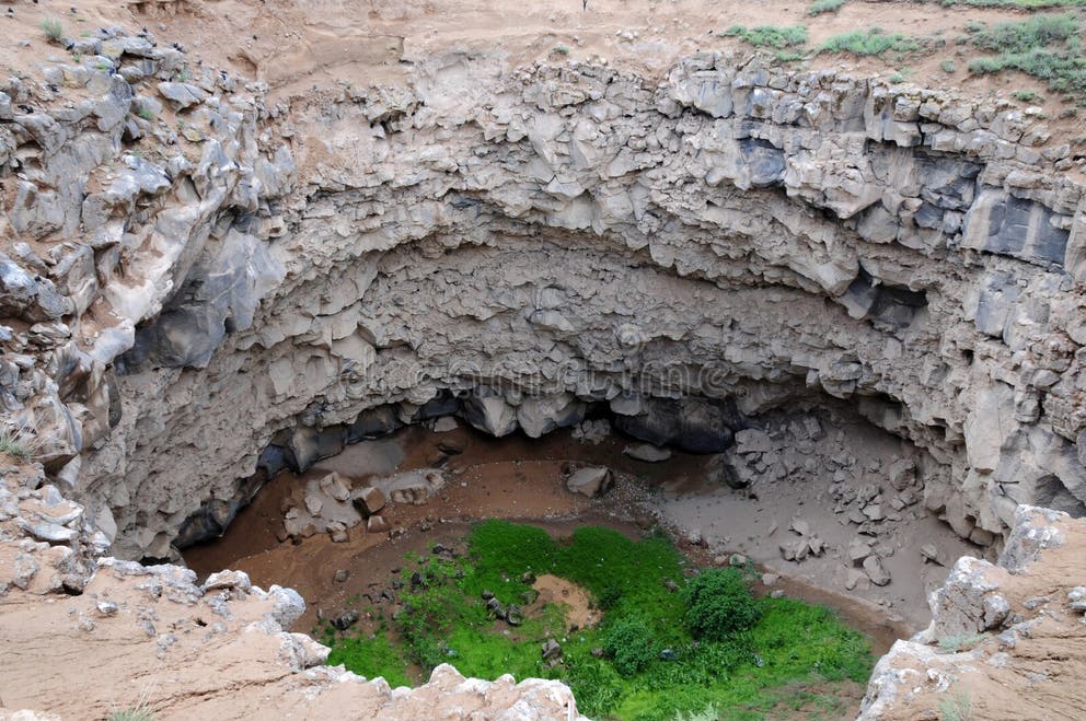 Dogubeyazit Meteor Pit - TURKEY Stock Image - Image of turkey, produced ...