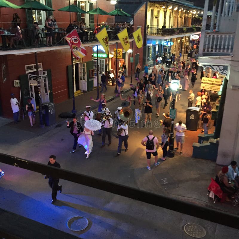 Second Line Follows Wedding in New Orleans Editorial Stock Photo ...