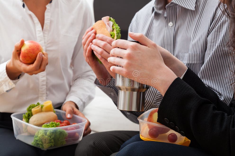 Second meal in the office stock photo. Image of catering - 38974988
