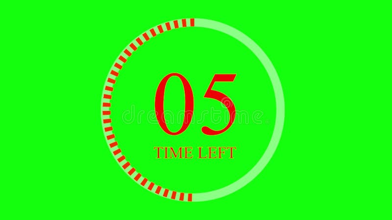 Shiny Round Time Code Number Left Stock Video - Video of second, timer ...