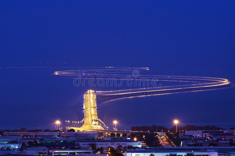 Second Penang Bridge editorial image. Image of transport - 51413075