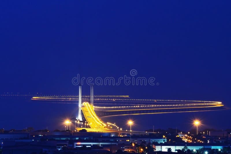 Second Penang Bridge stock photo. Image of transport - 57990338
