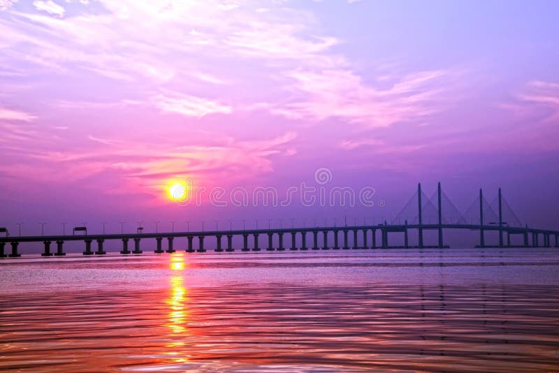 Second Penang Bridge stock image. Image of asian, malaysia - 57995085