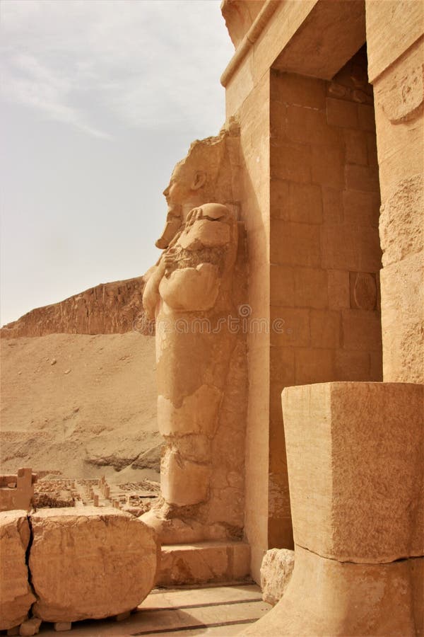 Second Pylon of the Luxor Temple, Egypt Stock Image - Image of egyptian ...