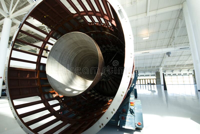 Rocket with Second Stage and Boosters Fly Over Sky Stock Photo - Image ...