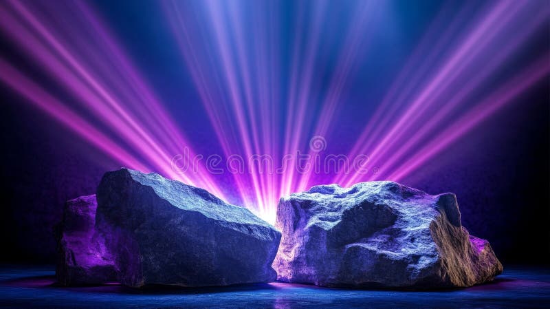 The Second Stage in the Theater is Set with a Light Background and a ...