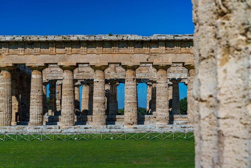 Second Temple of Hera stock photo. Image of ancient - 269451010