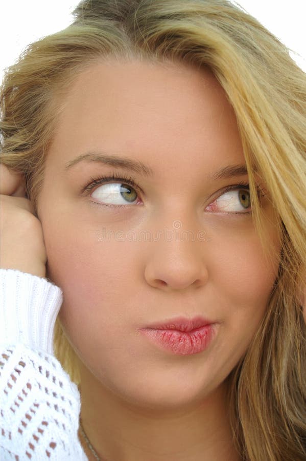 Second Thoughts stock image. Image of cute, beauteous - 4130299