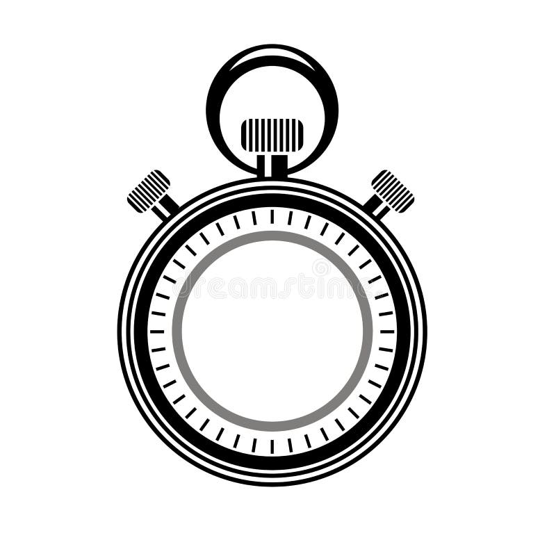Second Timer Icon . Watch Logo. Stock Illustration - Illustration of ...