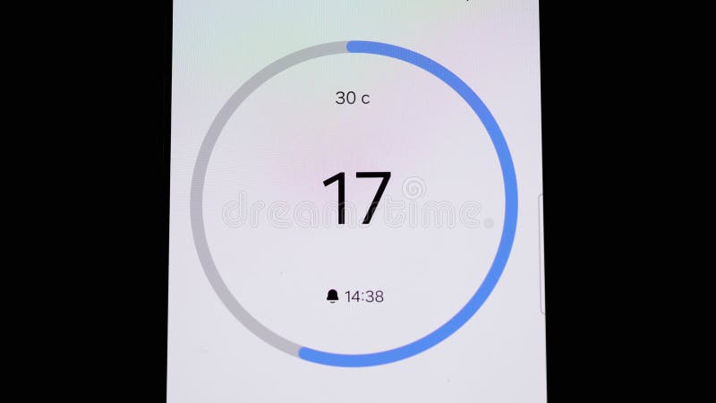 30-second Timer on Smartphone Stock Video - Video of digital, visual ...