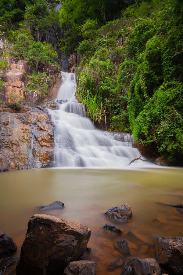 Datanla Waterfalls, Dalat, Vietnam Stock Photo - Image of long, outdoor ...