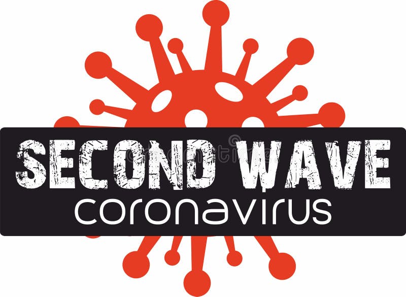 Second Wave of Coronavirus, Icon and Symbol Stock Vector - Illustration ...