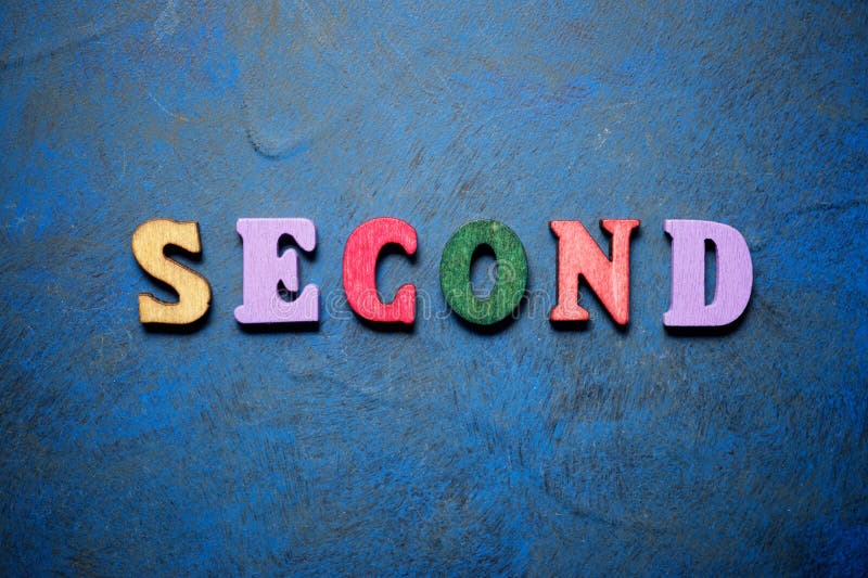 Second word view stock image. Image of table, date, colorful - 177147531