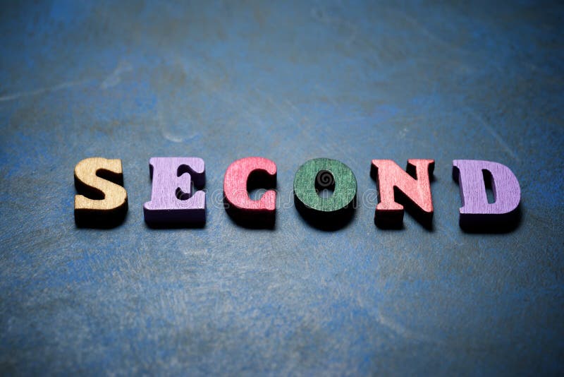 Second word view stock photo. Image of single, closeup - 178531252