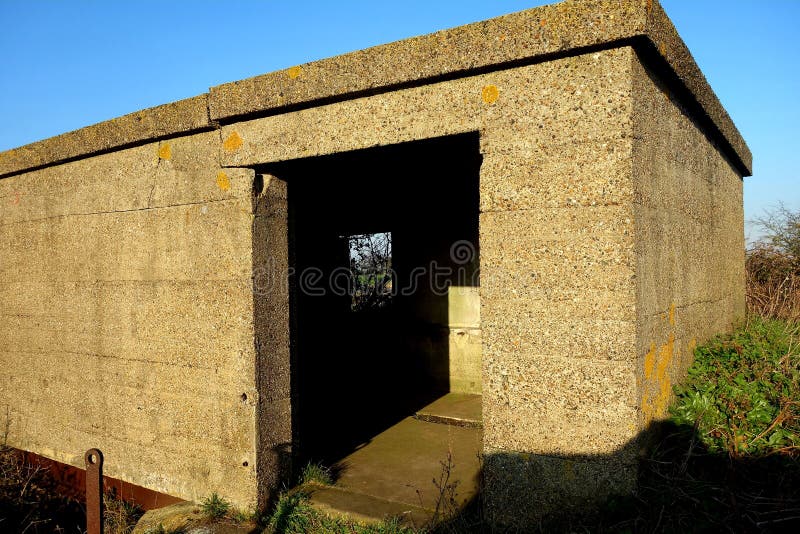 Second World War Stone Bunker Stock Image - Image of world, second ...