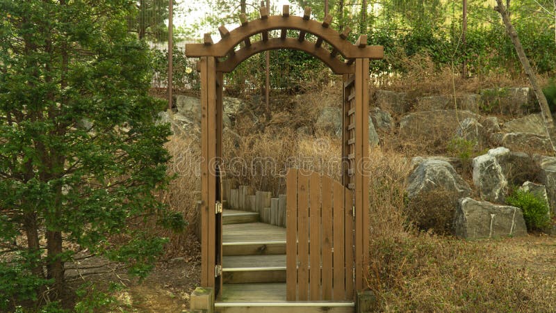 The Secondary Entrance Gate To an Elementary School Stock Photo - Image ...
