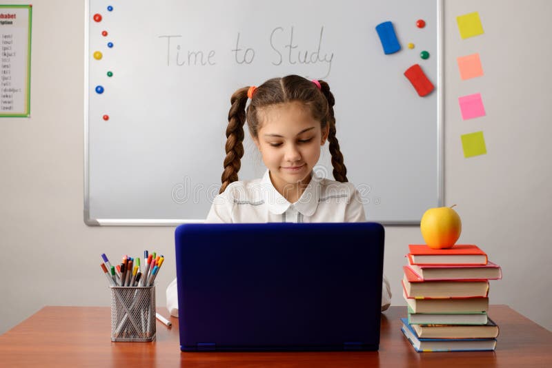 Studying Process with Technologies Concept Stock Image - Image of ...