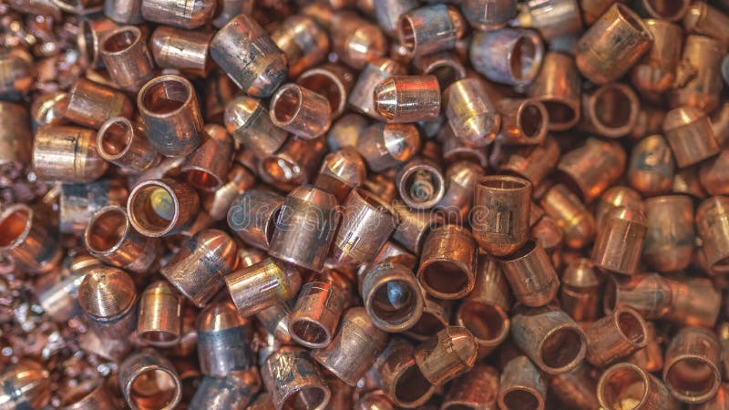 Secondary Raw Materials Copper Scrap, Selective Focus Stock Image ...