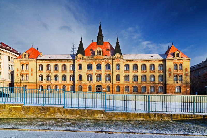 Secondary School of Electrical Engineering Stock Image - Image of spse ...