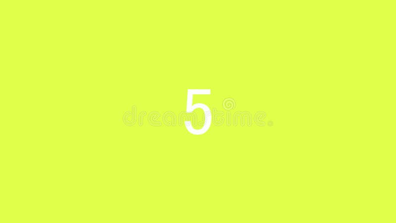 10 Seconds Count Up Stopwatch Animation Motion Graphics Stock Video ...