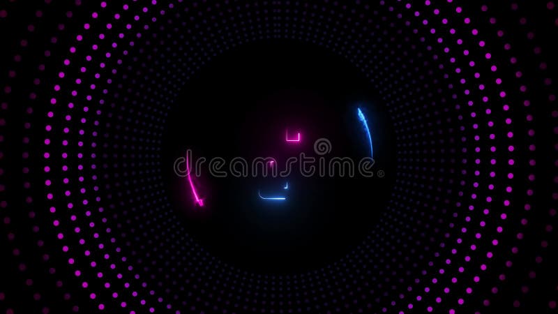 10 Seconds Countdown Timer Animation with Glowing Neon Number Text from ...