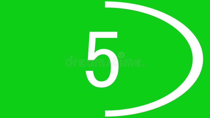 10 Seconds Countdown Timer Animation Motion Graphics Stock Footage - Video of countdown, year ...