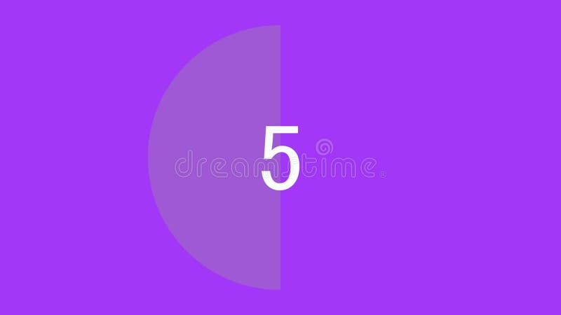 10 Seconds Countdown Timer Animation Motion Graphics Stock Footage ...