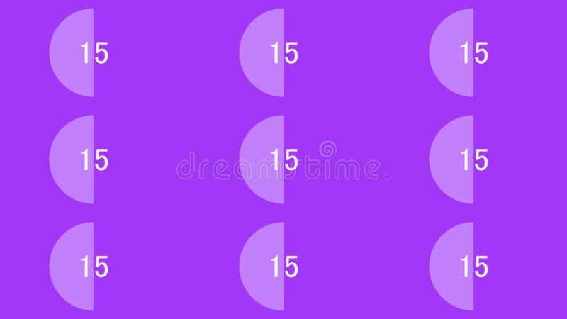 30 Seconds Countdown Timer Animation Motion Graphics Stock Video