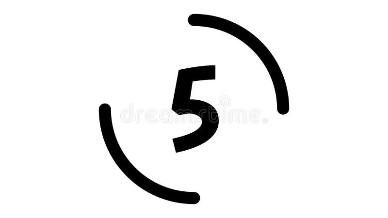 10 Seconds Countdown Timer Animation Neon Glowing Countdown Number Stock Footage Video Of