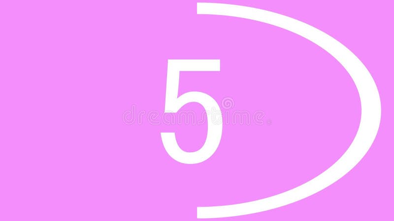 10 Seconds Countdown Timer Animation Motion Graphics Stock Footage - Video of counter, simple ...