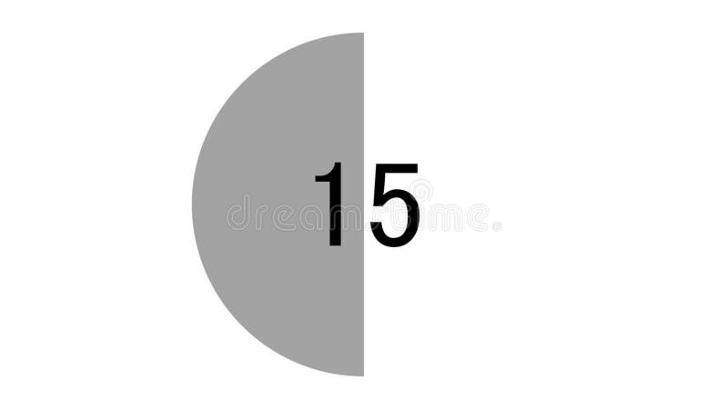 30 Seconds Countdown Timer Animation Motion Graphics Stock Footage - Video of particle ...