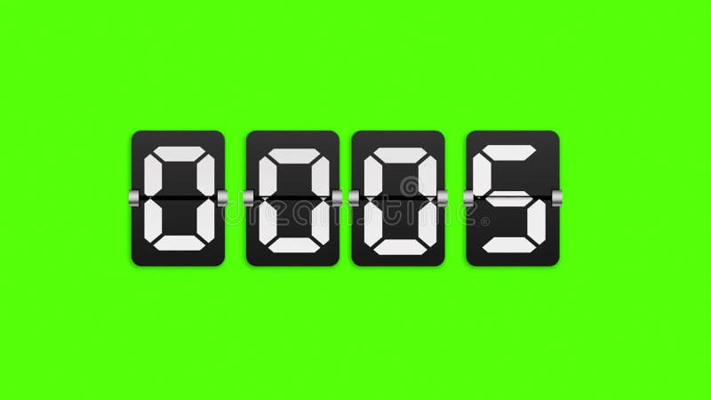 10 Seconds Flip Countdown To the Technology of the Model Flipping Clock ...