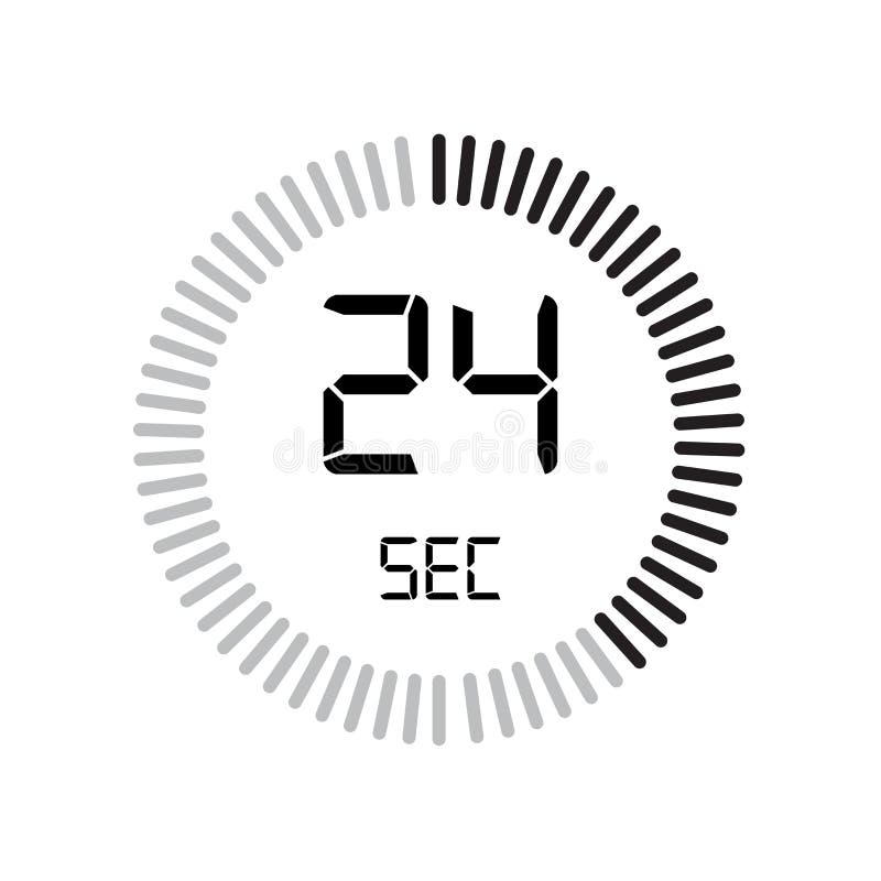 The 24 Seconds Icon, Digital Timer. Clock and Watch, Timer, Countdown ... The 24 Seconds Icon, Digital Timer. Clock and Watch, Timer, Countdown ...