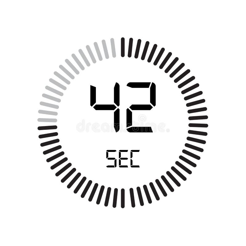 The 60 Seconds Icon, Digital Timer. Clock and Watch, Timer, Countdown ... The 60 Seconds Icon, Digital Timer. Clock and Watch, Timer, Countdown ...