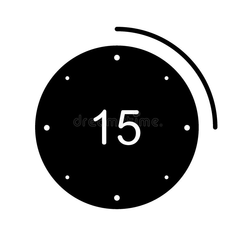 15 Seconds Icon. Vector Illustration Decorative Design Stock Vector ...