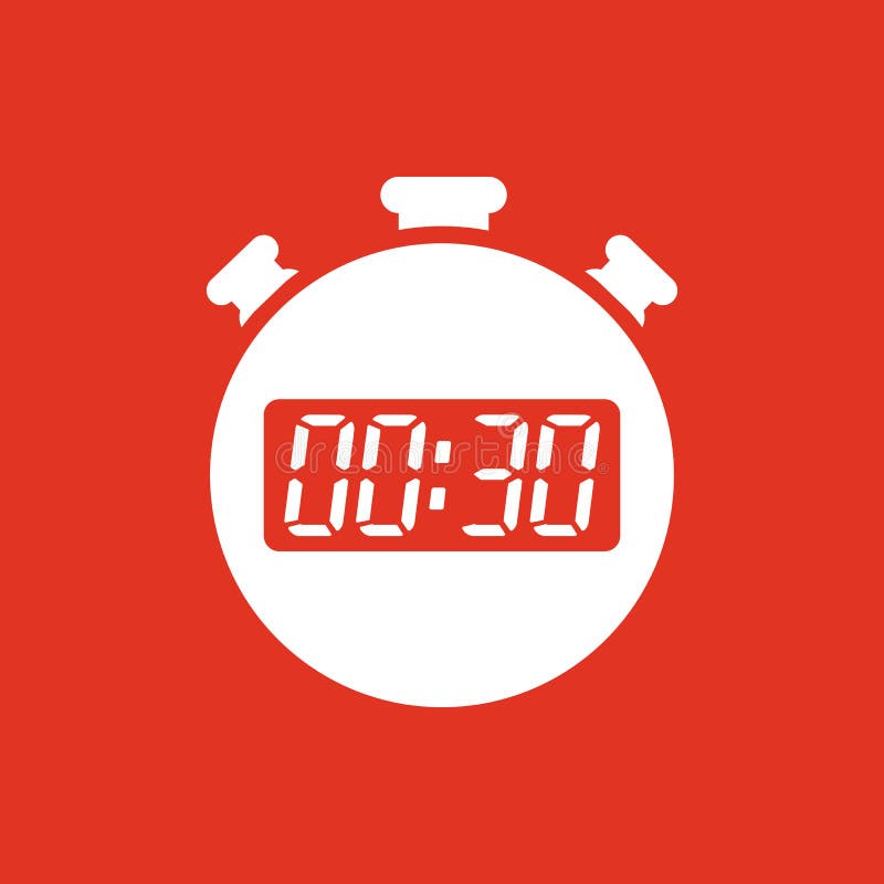 The 30 Seconds Icon, Digital Timer. Clock and Watch, Timer, Countdown ... The 30 Seconds Icon, Digital Timer. Clock and Watch, Timer, Countdown ...