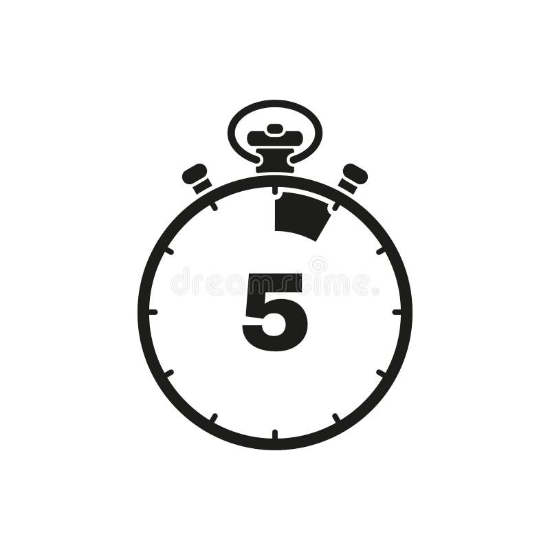 The 5 Seconds, Minutes Stopwatch Icon. Clock and Watch, Timer ... The 5 Seconds, Minutes Stopwatch Icon. Clock and Watch, Timer ...