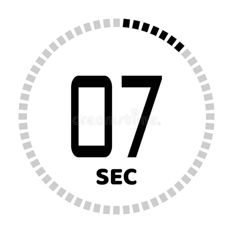 7 Seconds Digital Stock Illustrations – 28 7 Seconds Digital Stock ...